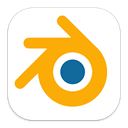 blender icon (white) icon 1024x1024px (ico, png, icns) - free download ...
