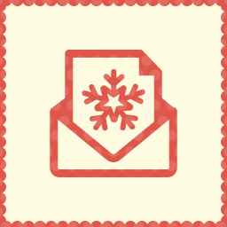 christmas email icon icon 256x256px (ico, png, icns) - free download ...