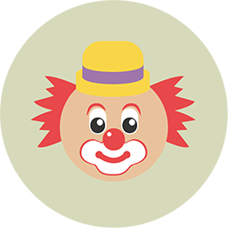 Clown icon 256x256px (ico, png, icns) - free download | Icons101.com
