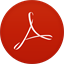 adobe reader icon 512x512px (ico, png, icns) - free download | Icons101.com