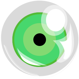 Green_Eye icon 256x256px (ico, png, icns) - free download | Icons101.com