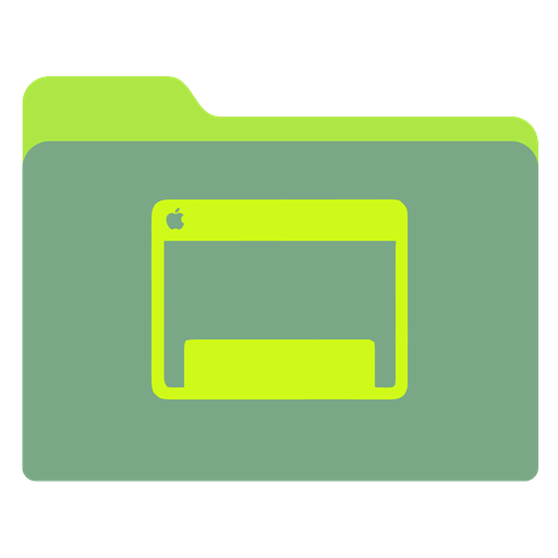 desktop-green-1 icon 1024x1024px (ico, png, icns) - free download ...
