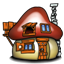 SmurfHouse-Exterior icon 128x128px (ico, png, icns) - free download ...