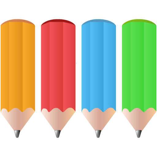 Color-pencils icon 512x512px (ico, png, icns) - free download ...