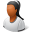 Person_Undefined_Female_Dark icon 256x256px (ico, png, icns) - free ...