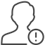 user-man-alert icon 512x512px (ico, png, icns) - free download ...