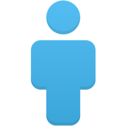 user-blue icon 512x512px (ico, png, icns) - free download | Icons101.com