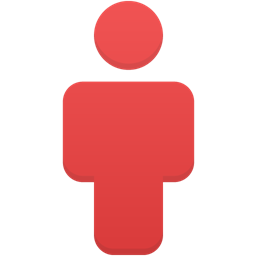 user-red icon 512x512px (ico, png, icns) - free download | Icons101.com
