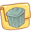 hp_folder_junkfolder icon 256x256px (ico, png, icns) - free download ...