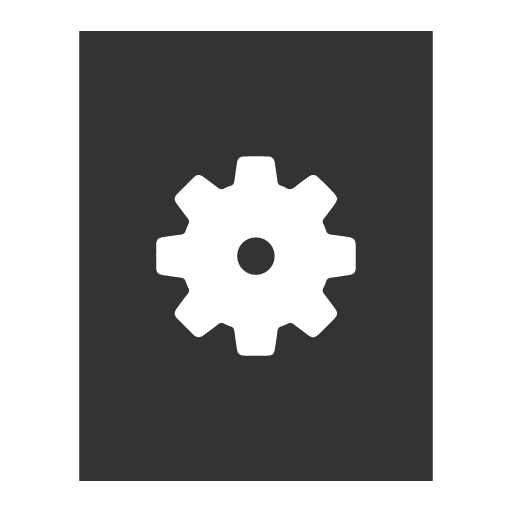 document_gear icon 512x512px (ico, png, icns) - free download ...