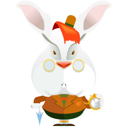 White-Rabbit icon 256x256px (ico, png, icns) - free download | Icons101.com